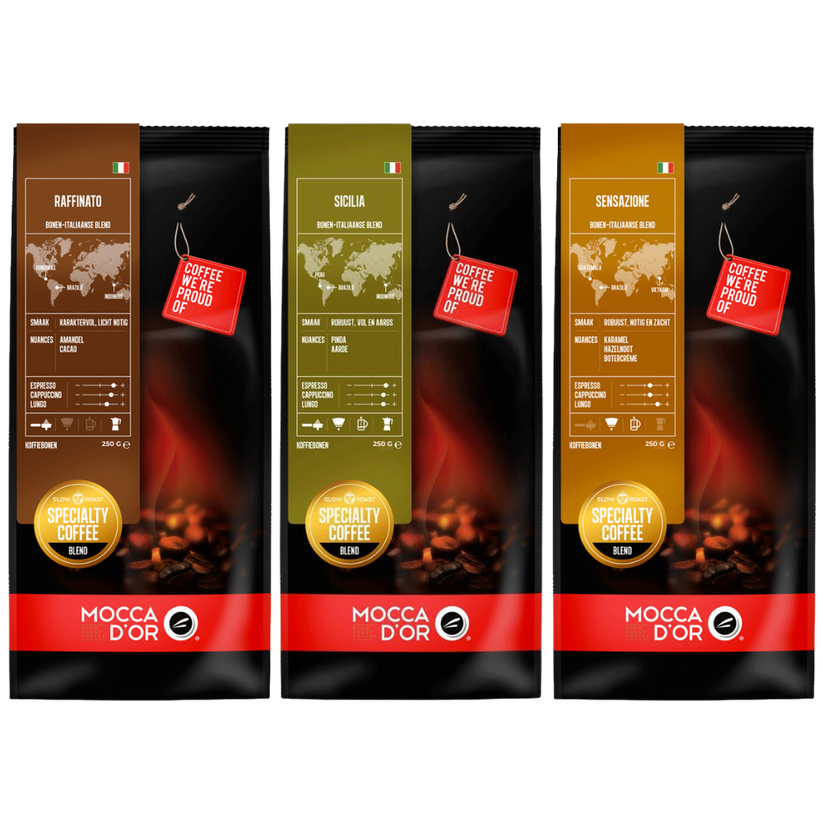 Mocca D'or - Proefpakket koffiebonen 'Italia' | Koffieplein
